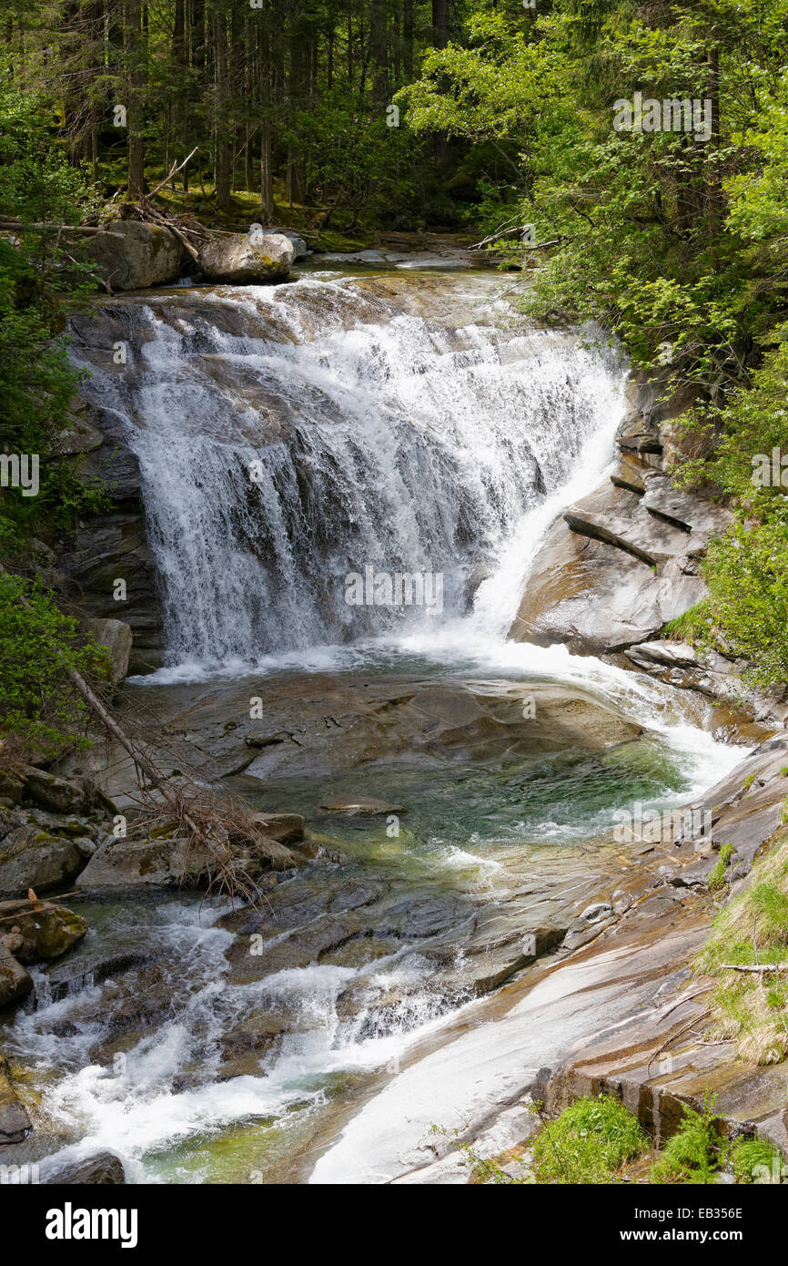 Goessfaelle waterfalls, Maltatal, Hohe Tauern, Malta, Spittal an der ...