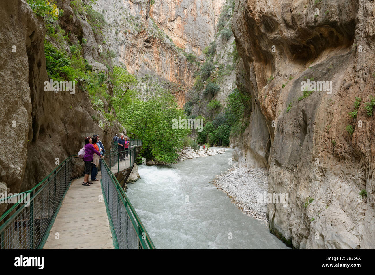 Saklikent Gorge or Saklikent Canyon, Saklikent, Muğla Province, Aegean ...