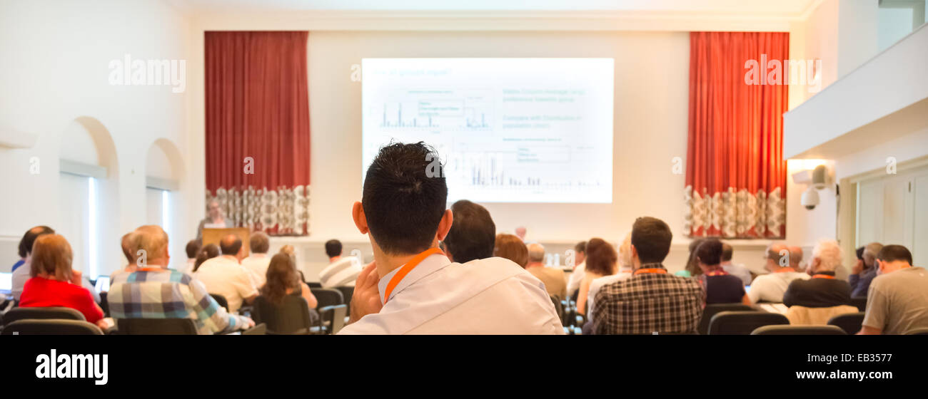 Speaker at Business Conference and Presentation Stock Photo - Alamy