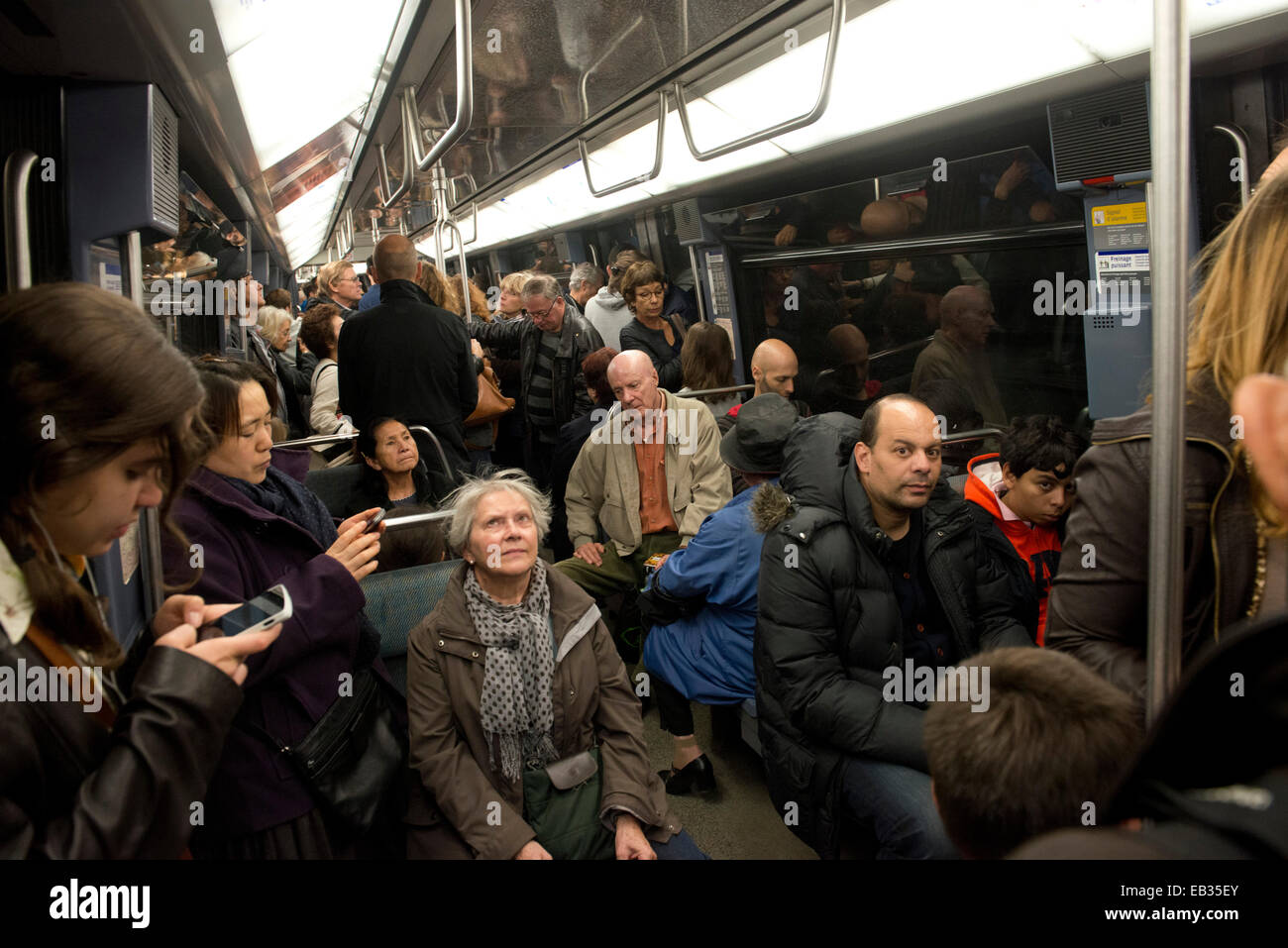 The metro in Paris Stock Photo - Alamy