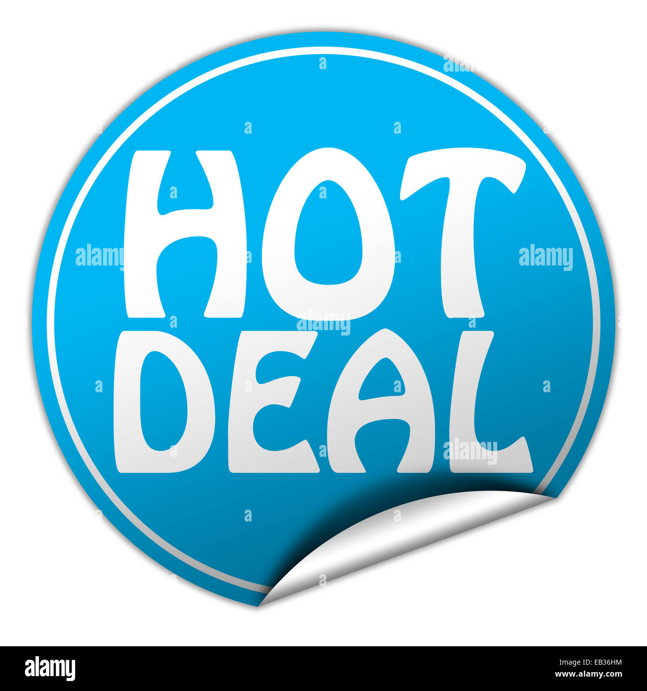 Hot deals sticker Cut Out Stock Images & Pictures - Alamy