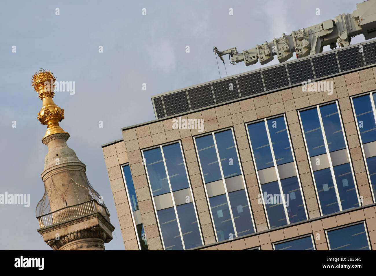 The monument london viewing platform High Resolution Stock Photography ...