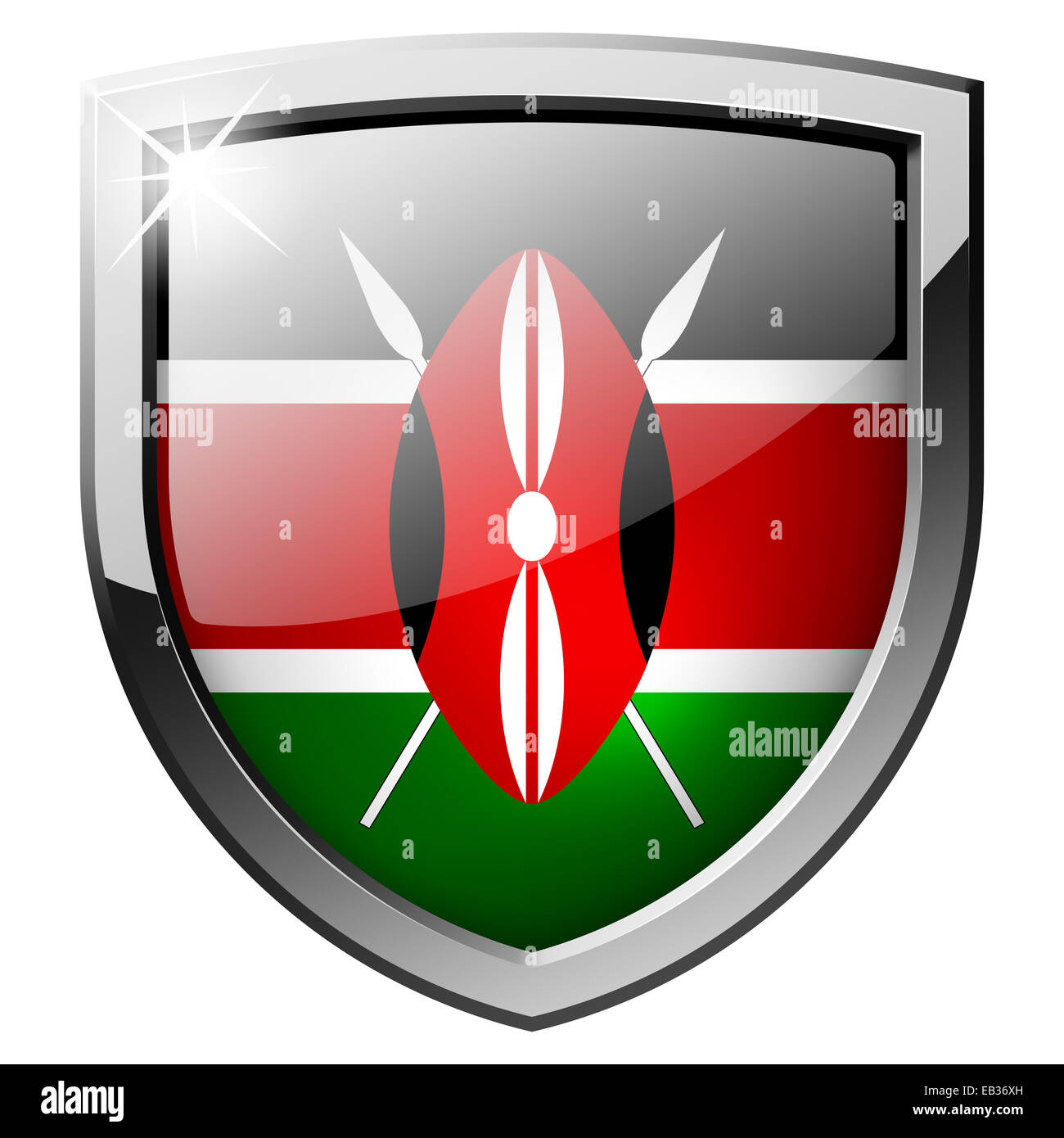 3d realistic national kenya Cut Out Stock Images & Pictures - Alamy