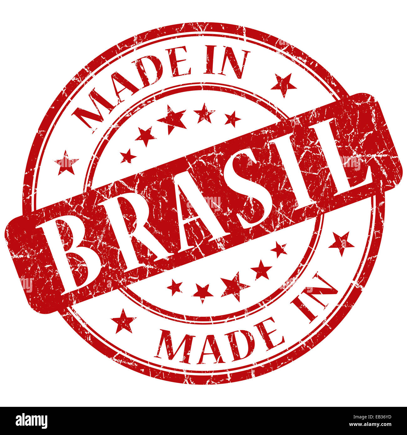 made in brasil stamp Stock Photo - Alamy