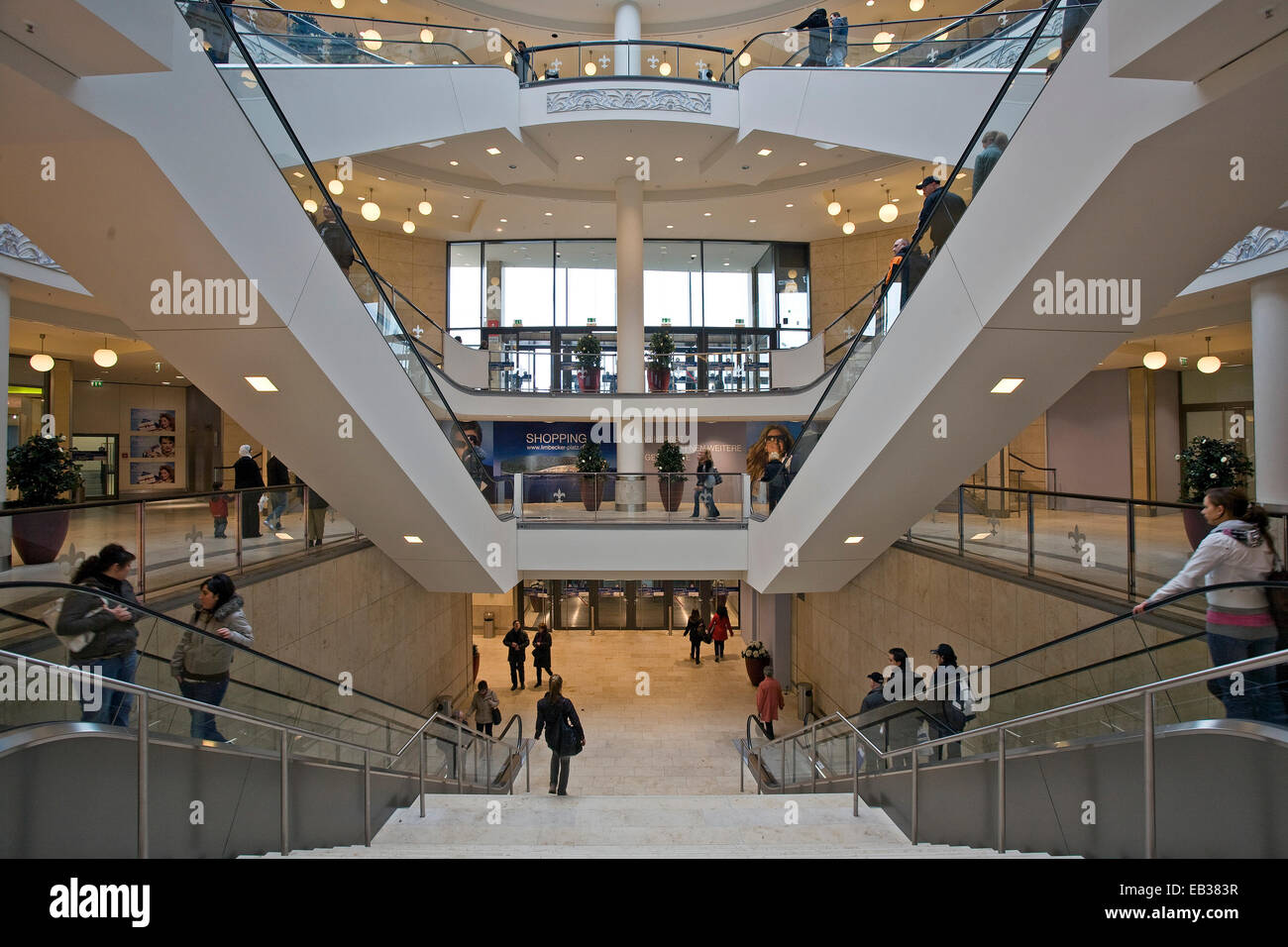 Shopping center Limbeckerplatz Platz, Essen, Ruhr district, North Rhine ...