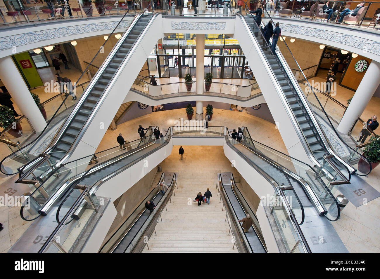Shopping center Limbeckerplatz Platz, Essen, Ruhr district, North Rhine ...