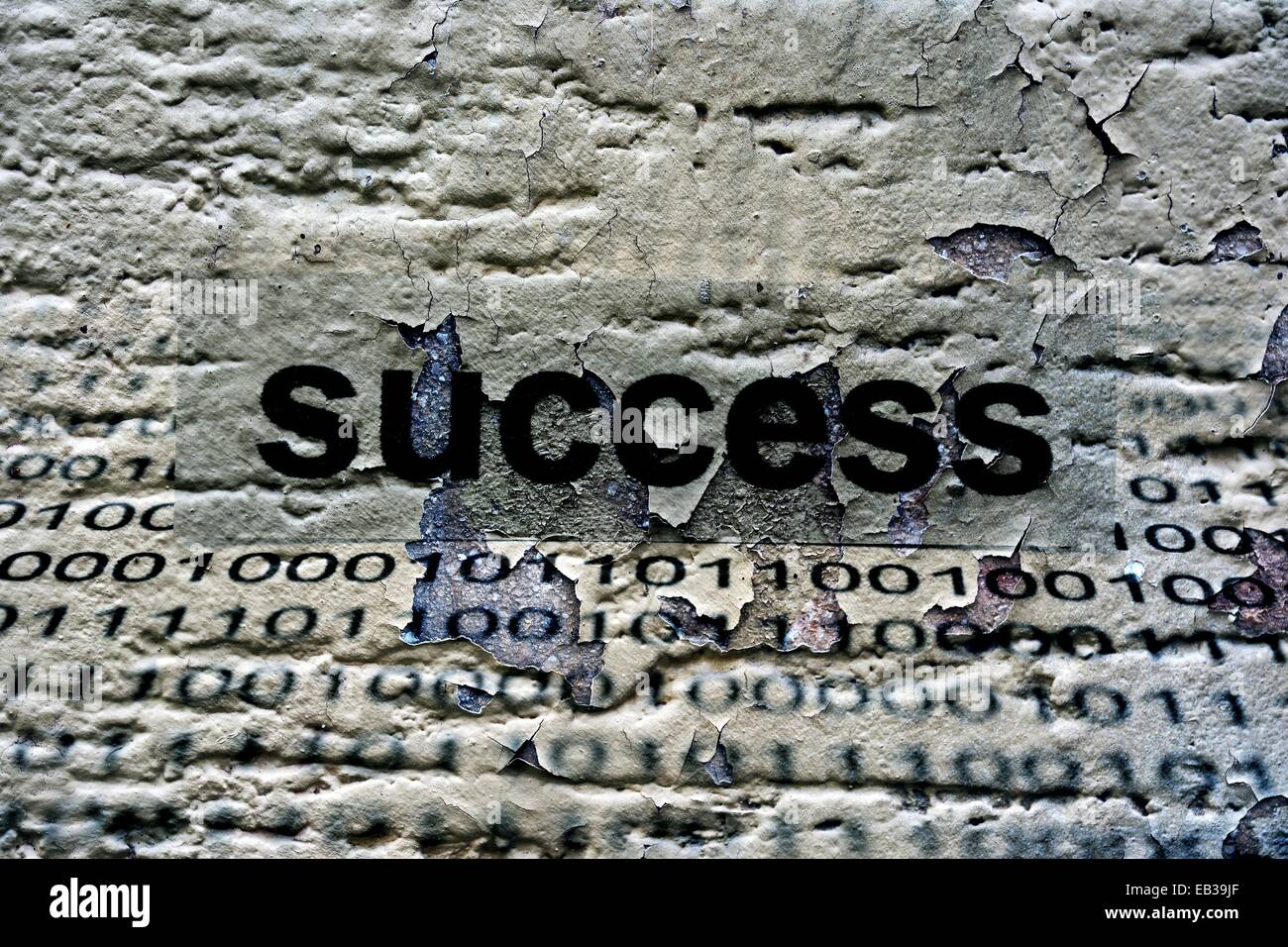 Success text on grunge background Stock Photo - Alamy