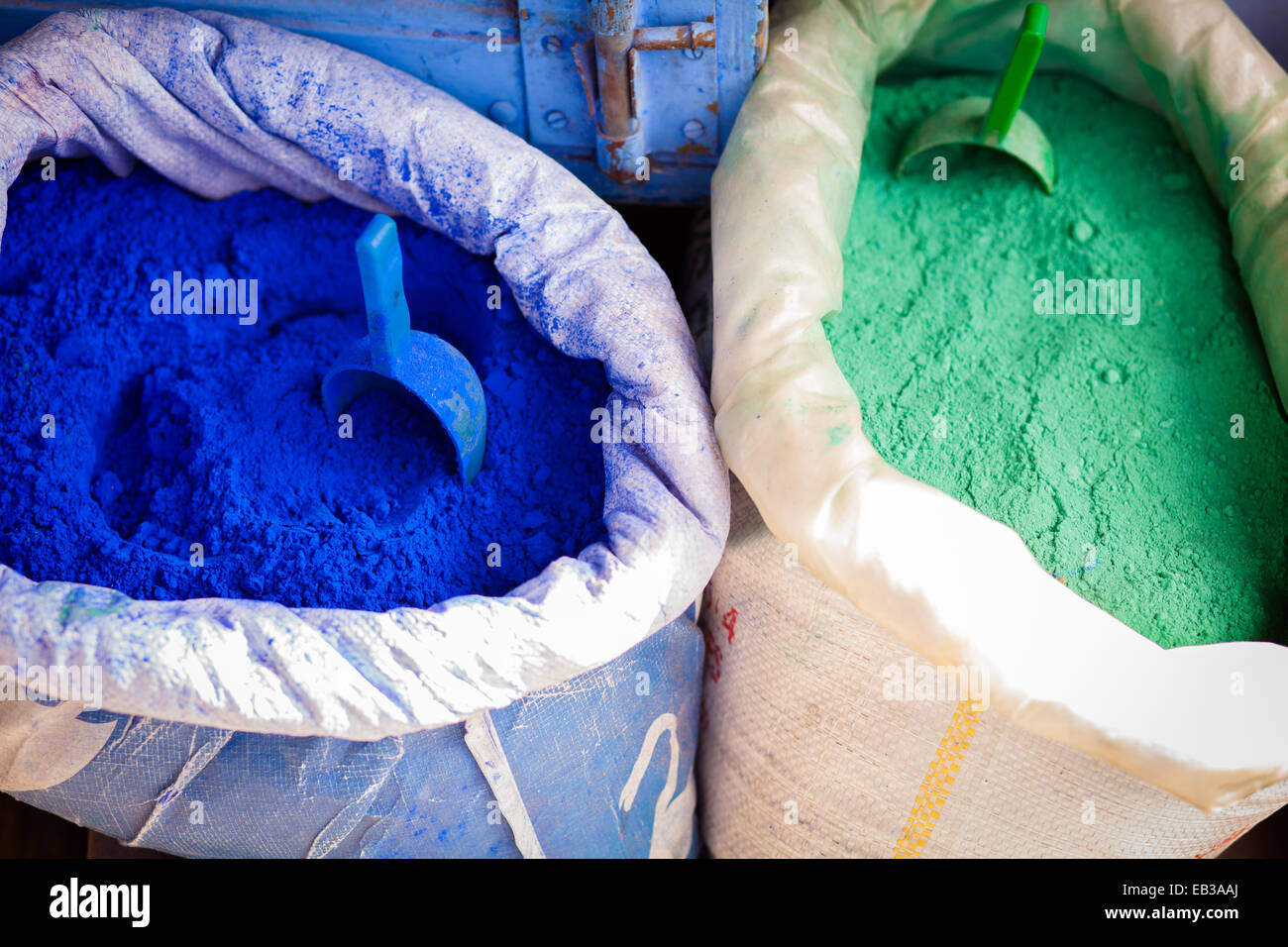 Blue powders hi-res stock photography and images - Alamy