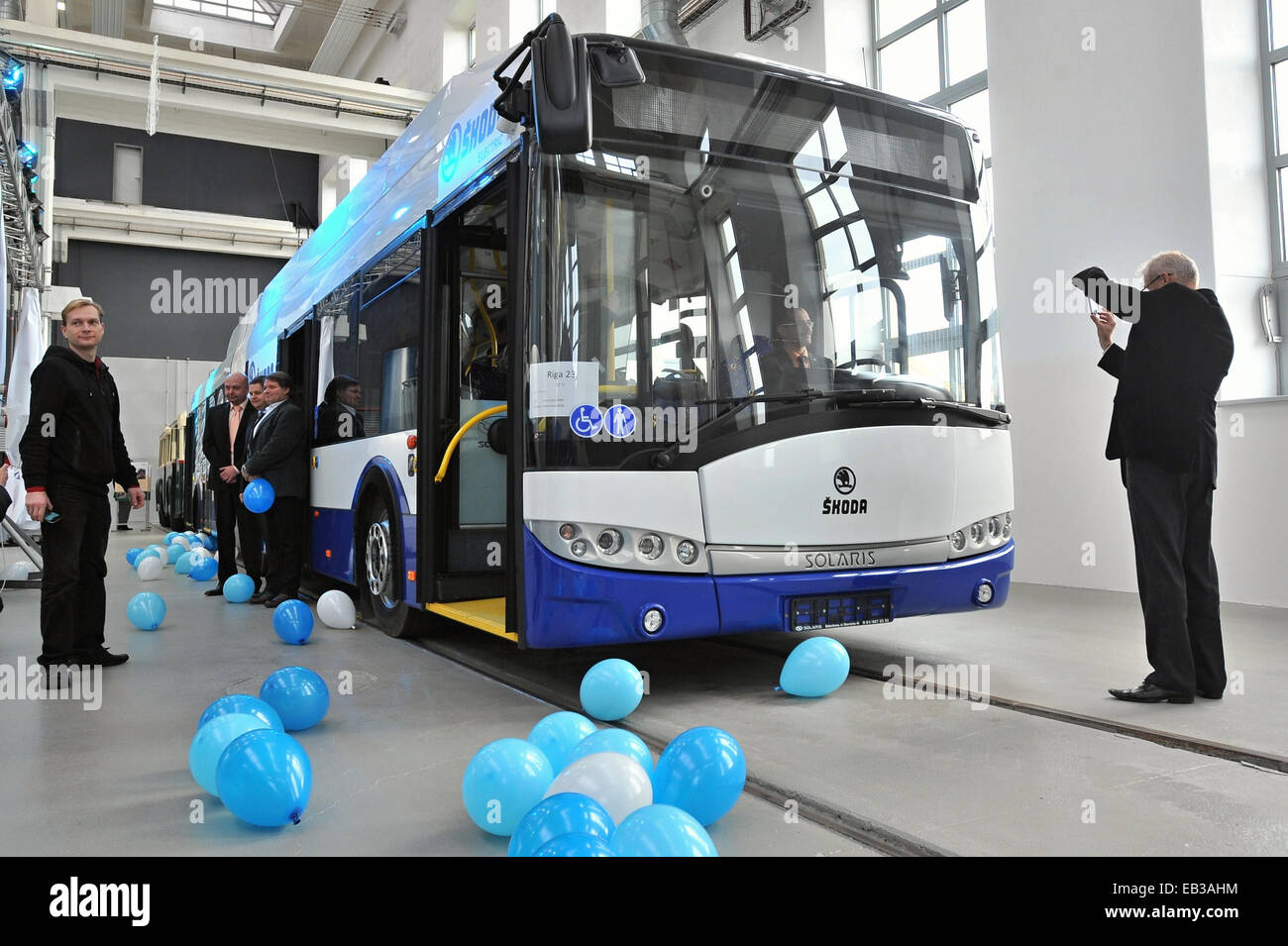 Skoda trolley bus hi-res stock photography and images - Alamy