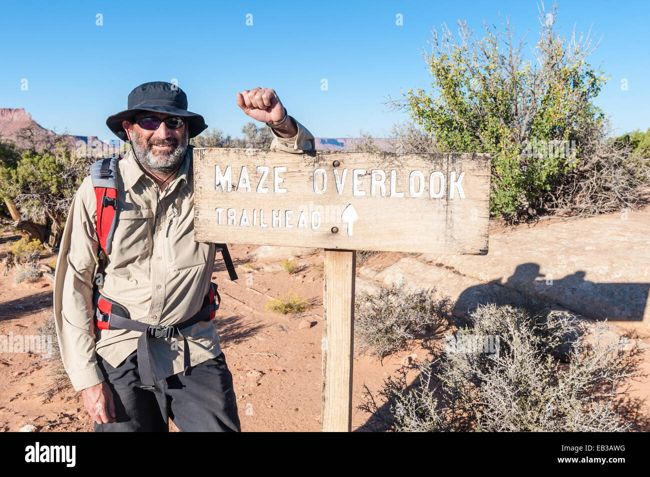 Maze overlook trailhead hi-res stock photography and images - Alamy
