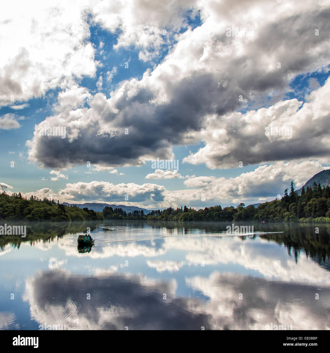 UK, Scotland, Landscape with lake Stock Photo - Alamy