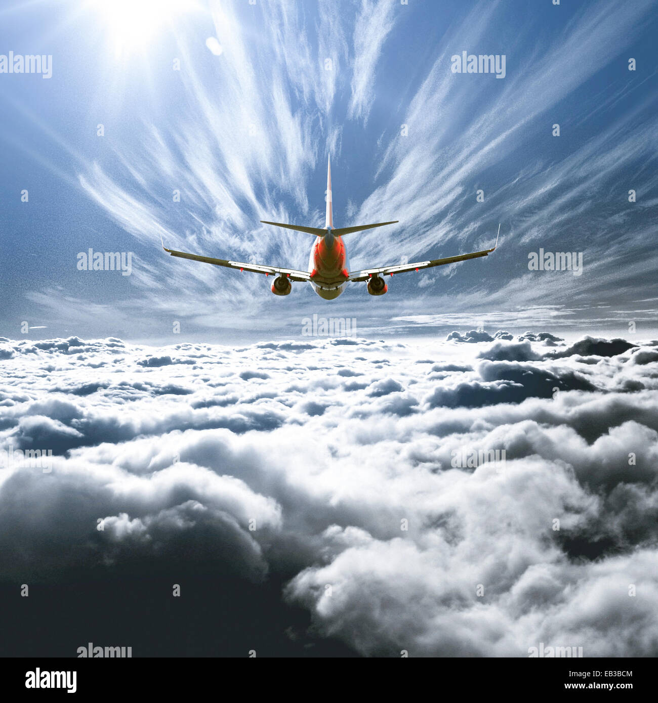 Flying above the clouds hi-res stock photography and images - Alamy