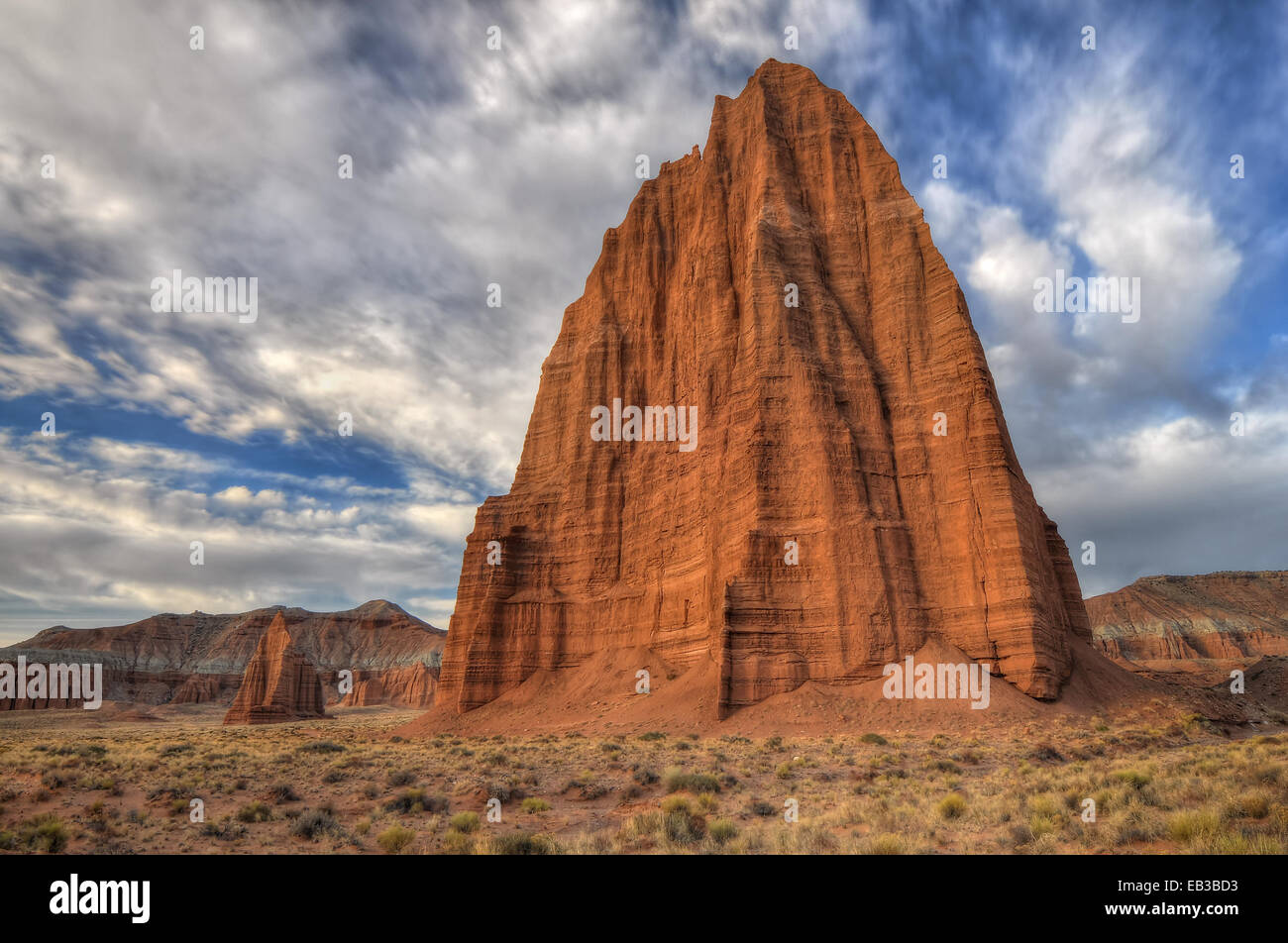 Temple of Moon, Capitol Reef National Park, Utah, USA Stock Photo - Alamy