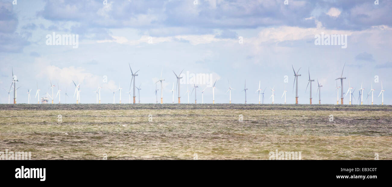 Offshore wind farm, North Hoyle, Wales, UK Stock Photo - Alamy
