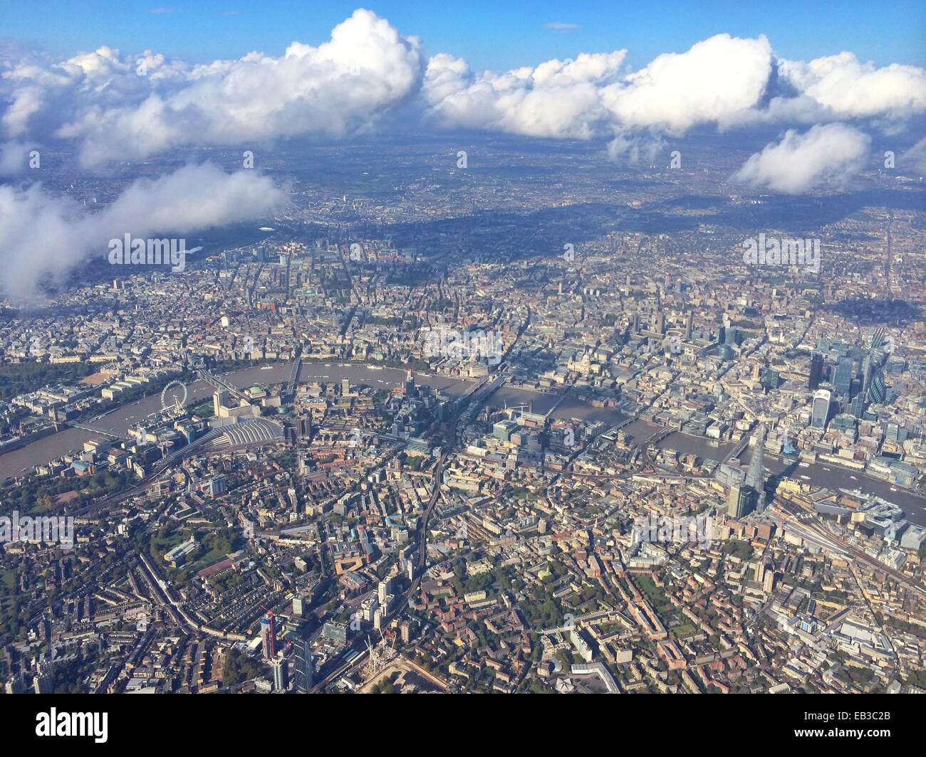 Aerial cityscape, London, England, UK Stock Photo - Alamy