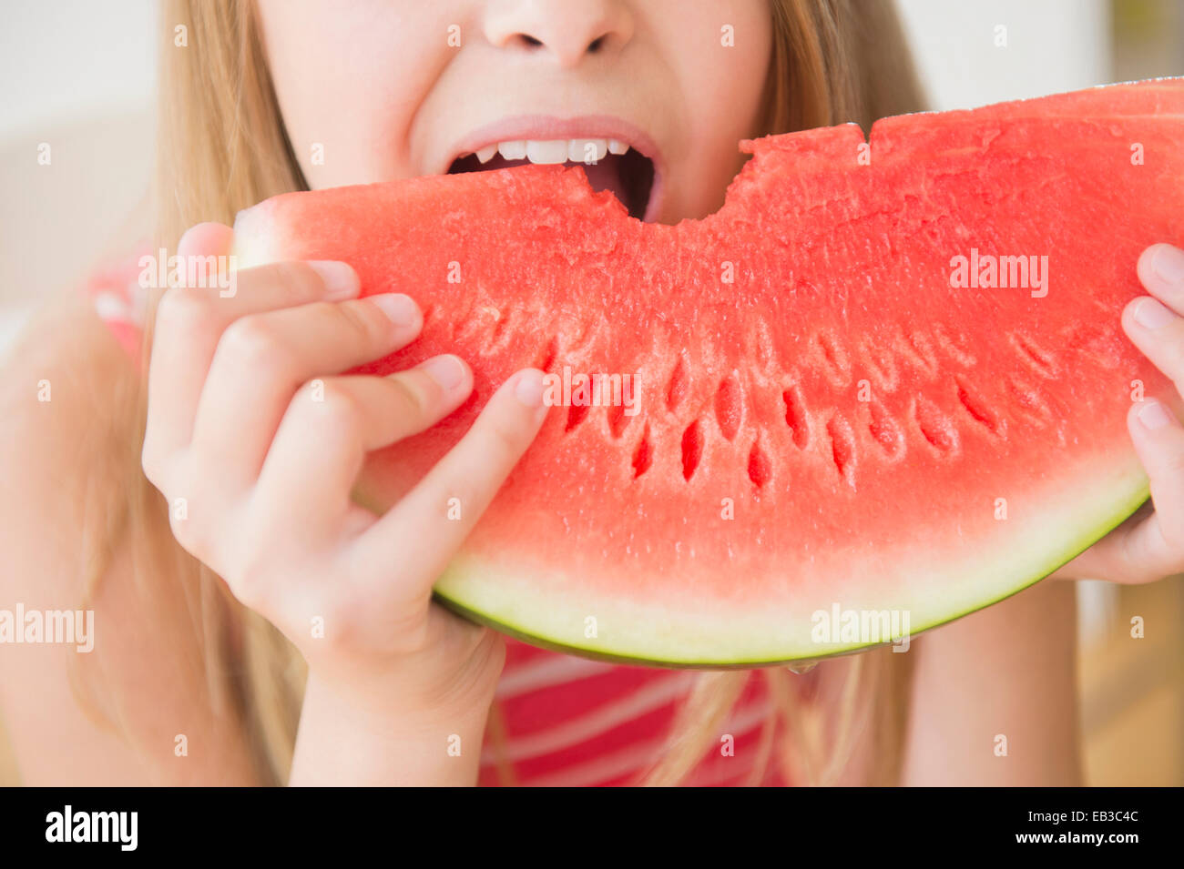 Watermelon girl hi-res stock photography and images - Alamy