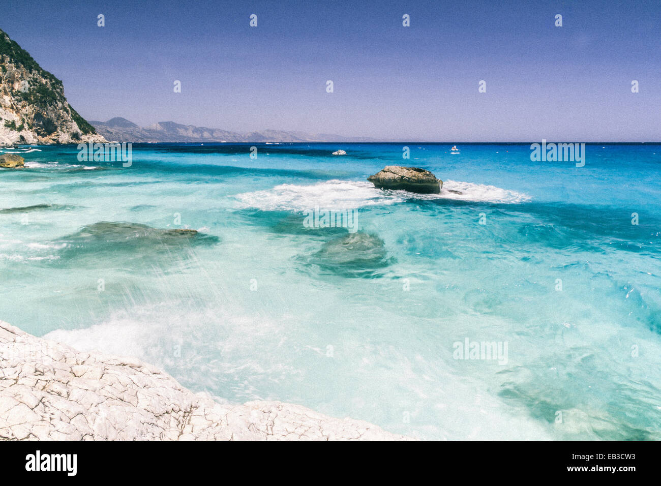 Beach landscape, Sardinia, Italy Stock Photo - Alamy