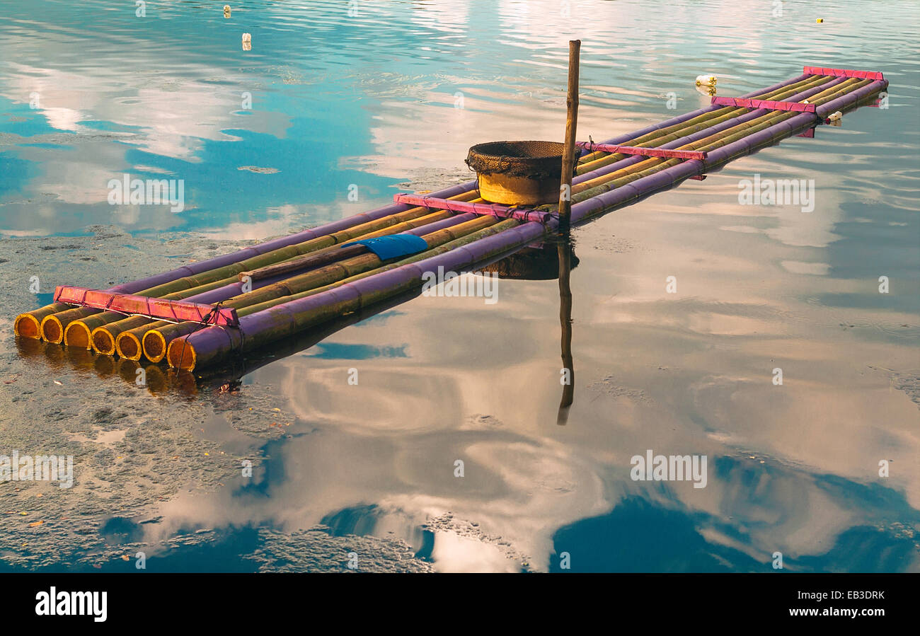 Bamboo raft philippines hi-res stock photography and images - Alamy