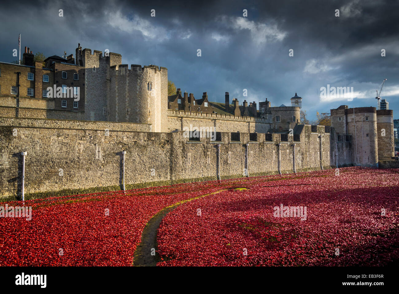 Blood Swept Lands and Seas of Red art installation at the Tower of ...