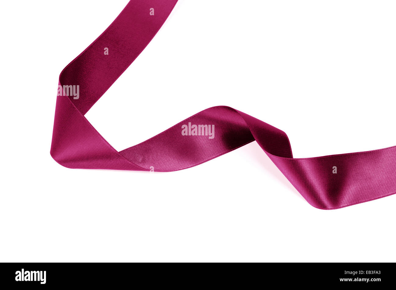 Maroon dark red ribbon Cut Out Stock Images & Pictures - Alamy