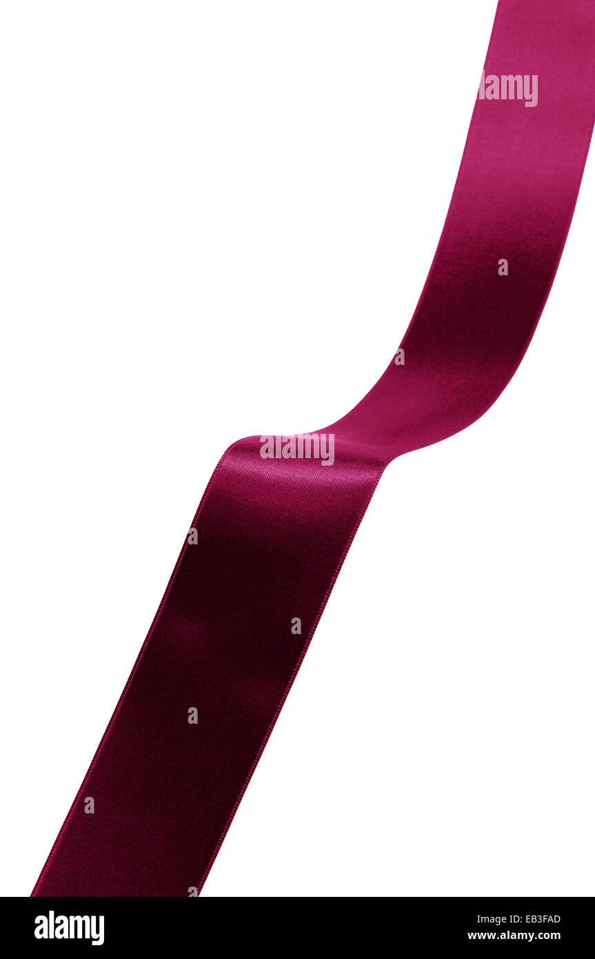Maroon dark red ribbon hi-res stock photography and images - Alamy