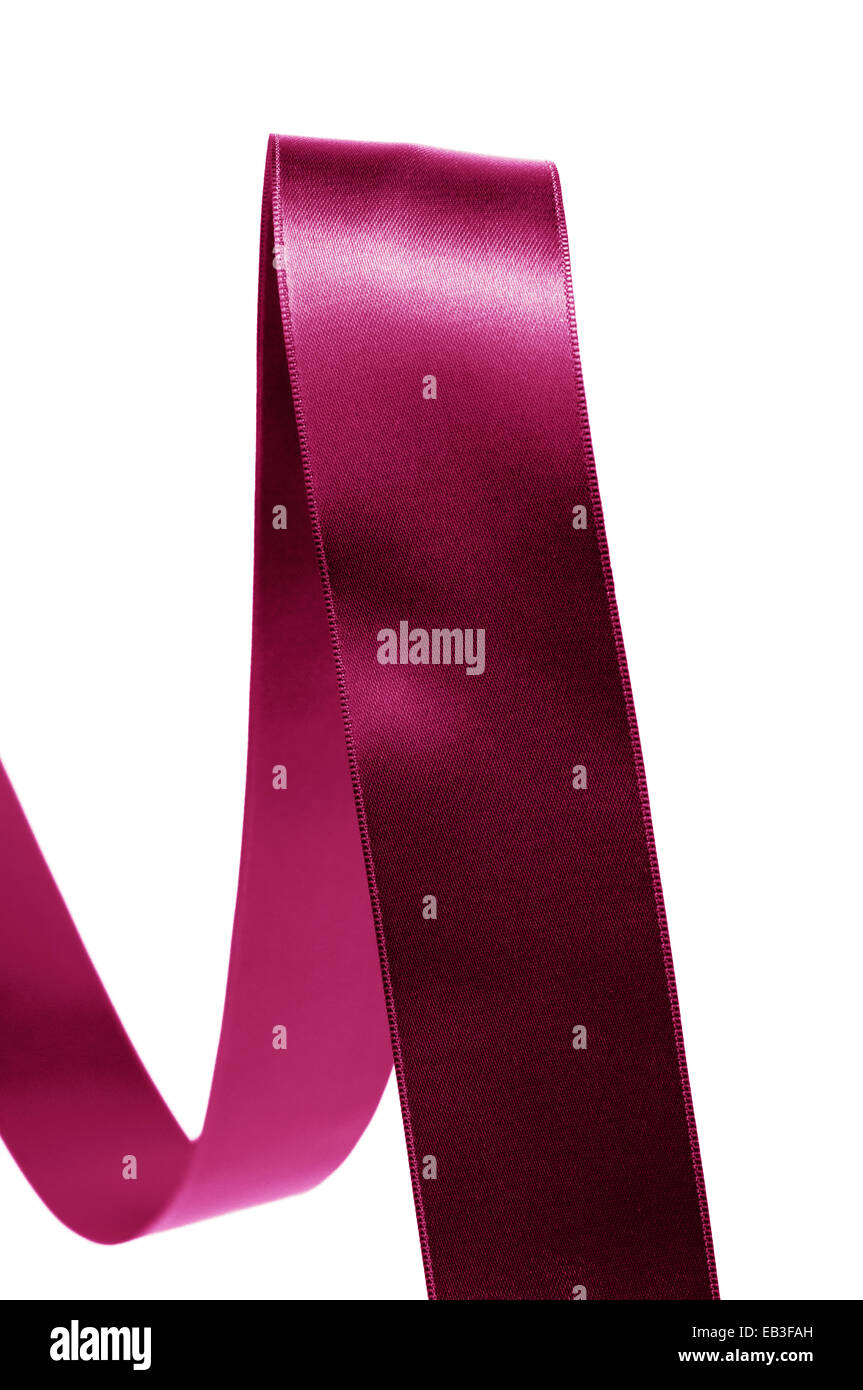 Maroon dark red ribbon hi-res stock photography and images - Alamy
