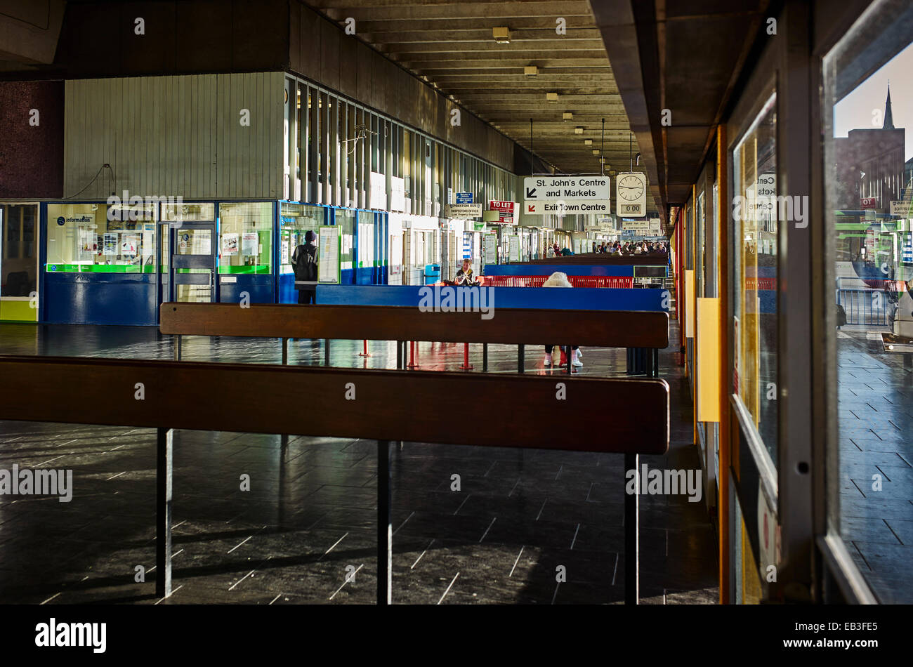 Bus station interior building hi-res stock photography and images - Alamy