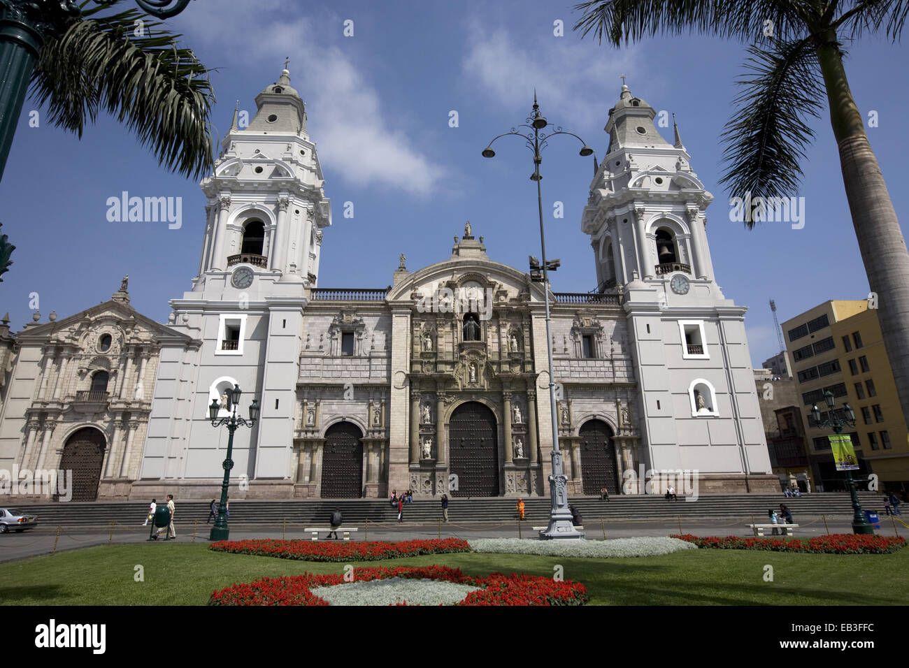 Cathedral of Lima. Original construction of s. XVI with modifications ...