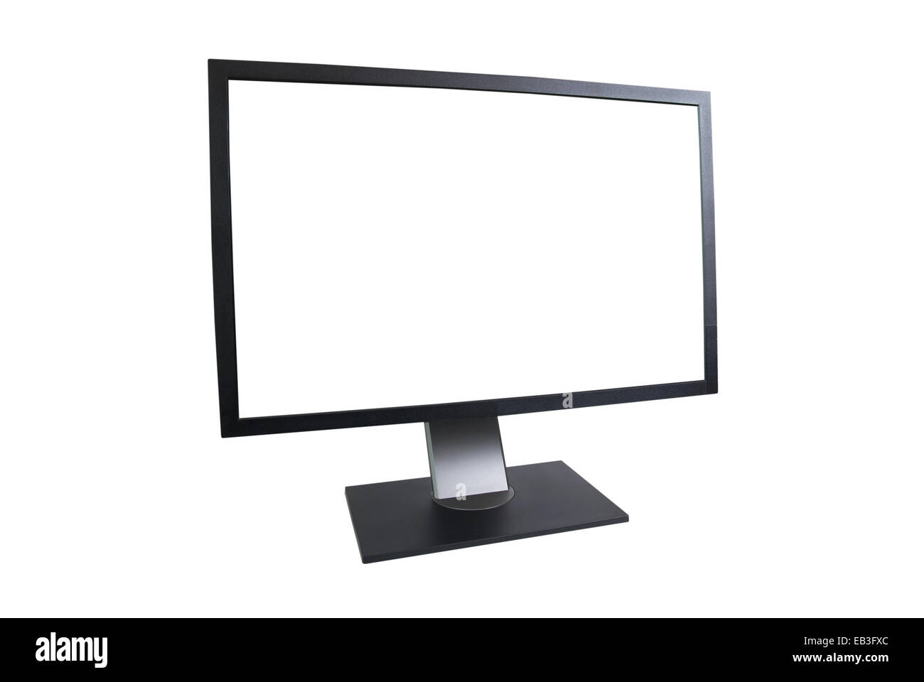 LCD monitor with empty screen isolated on white Stock Photo - Alamy