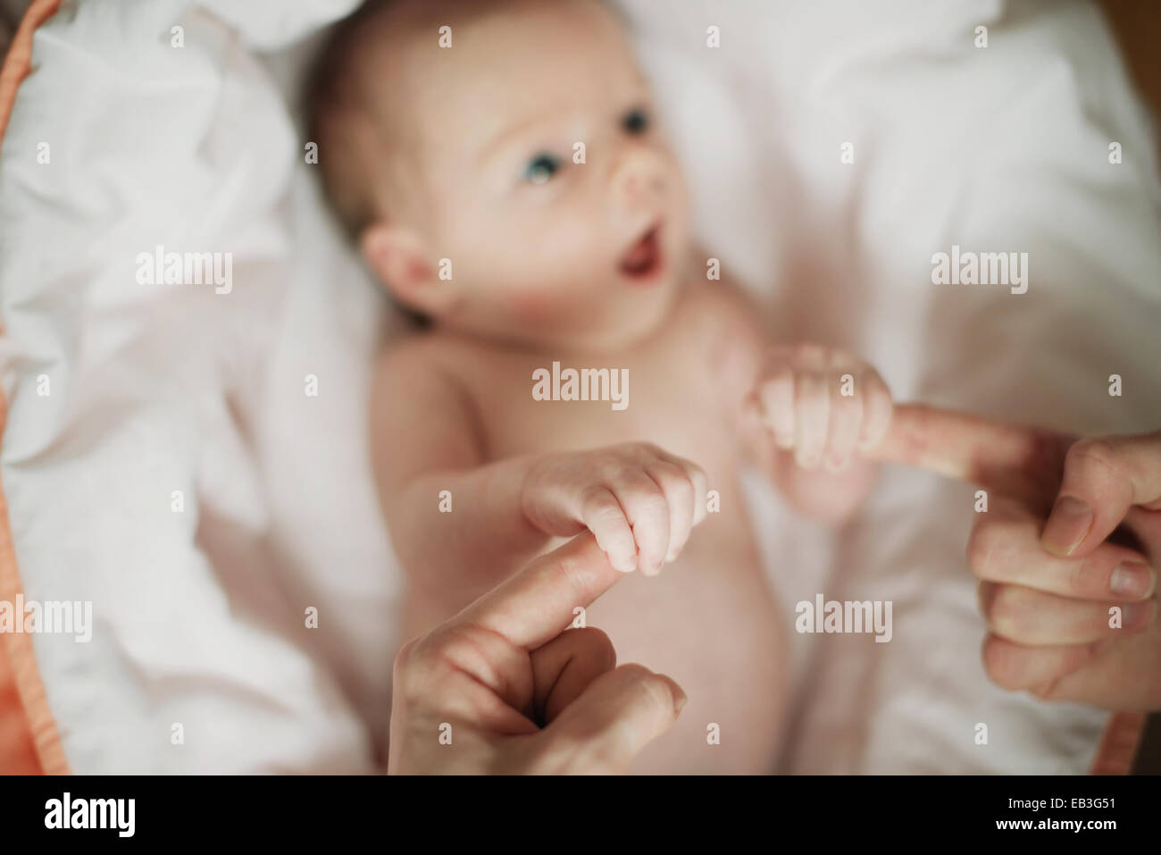Baby grasp finger hi-res stock photography and images - Alamy