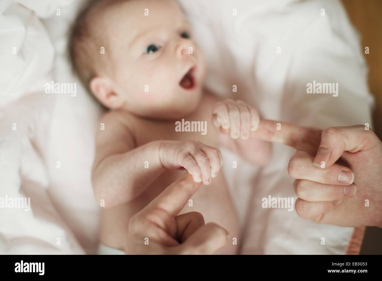 Newborn finger hi-res stock photography and images - Alamy