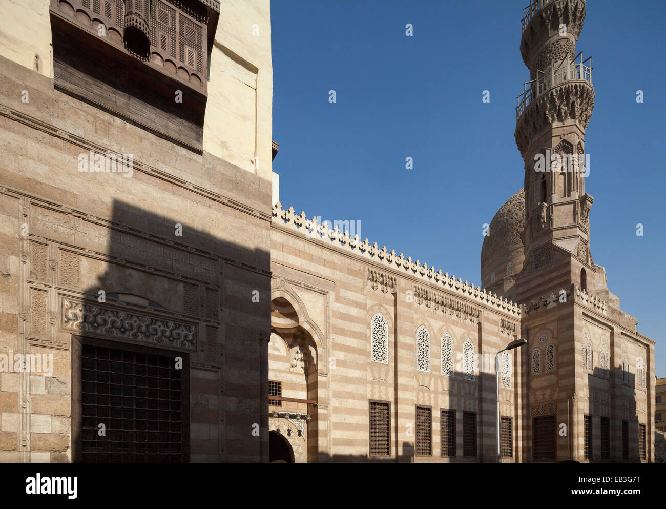 Egypt, Cairo, Complex of Amir Khayrbak, mosque, mausoleum and minaret ...