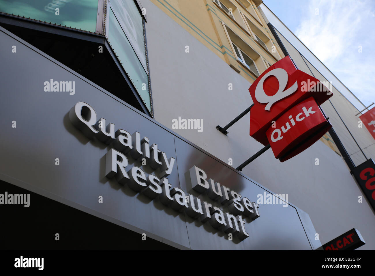 quick burger restaurant Stock Photo - Alamy