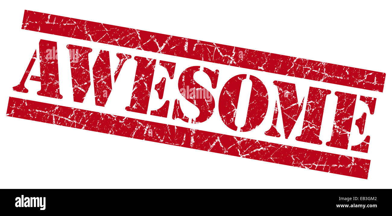 Awesome red grunge square hi-res stock photography and images - Alamy