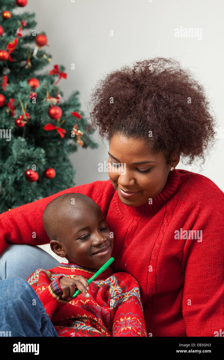 Mother and child affective Stock Photo - Alamy