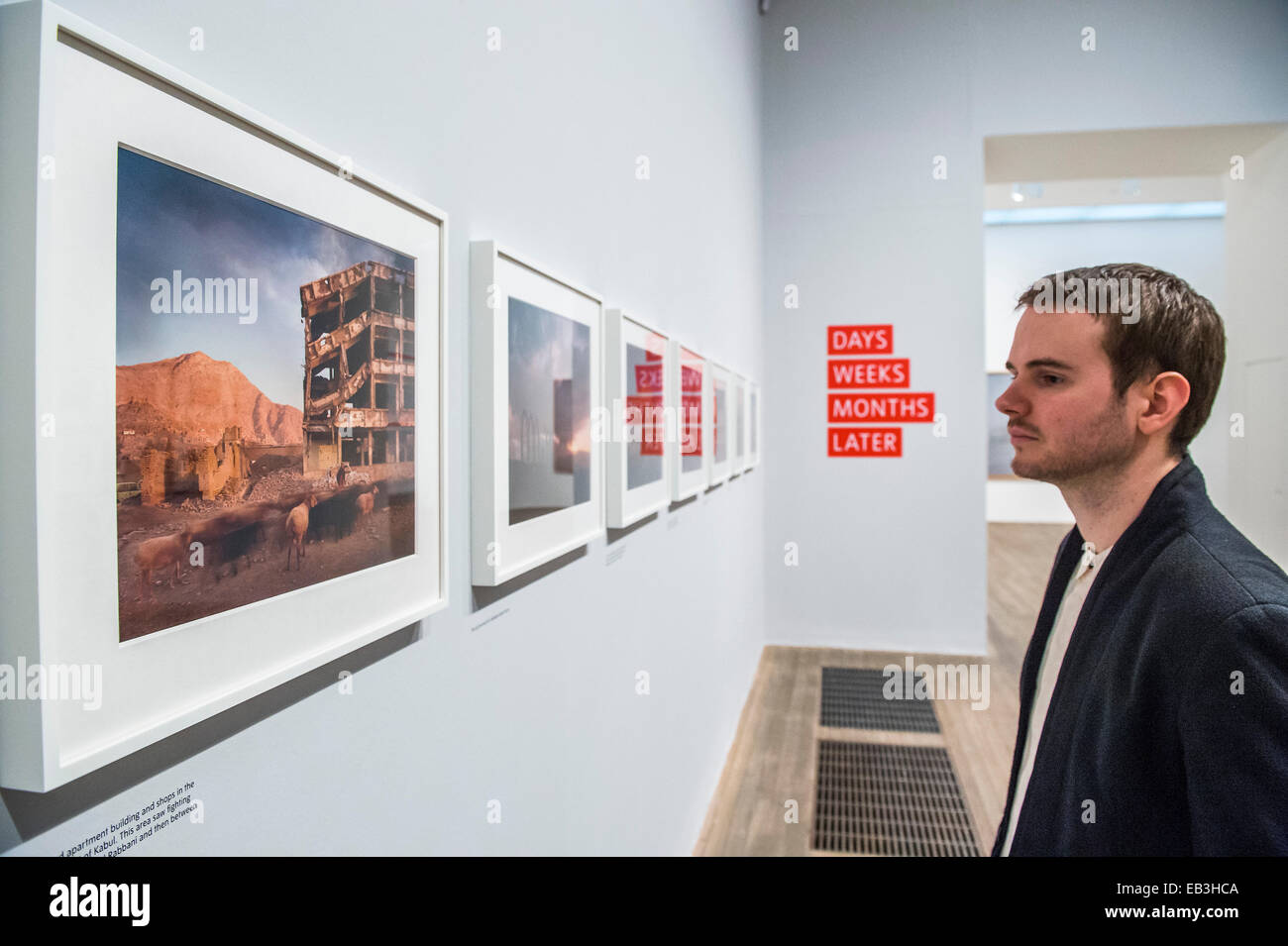 London, UK. 25th November, 2014. Simon Norfolk's images. Conflict, Time ...