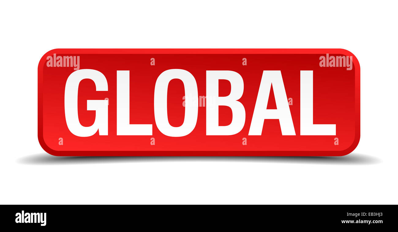 Think global sticker hi-res stock photography and images - Alamy