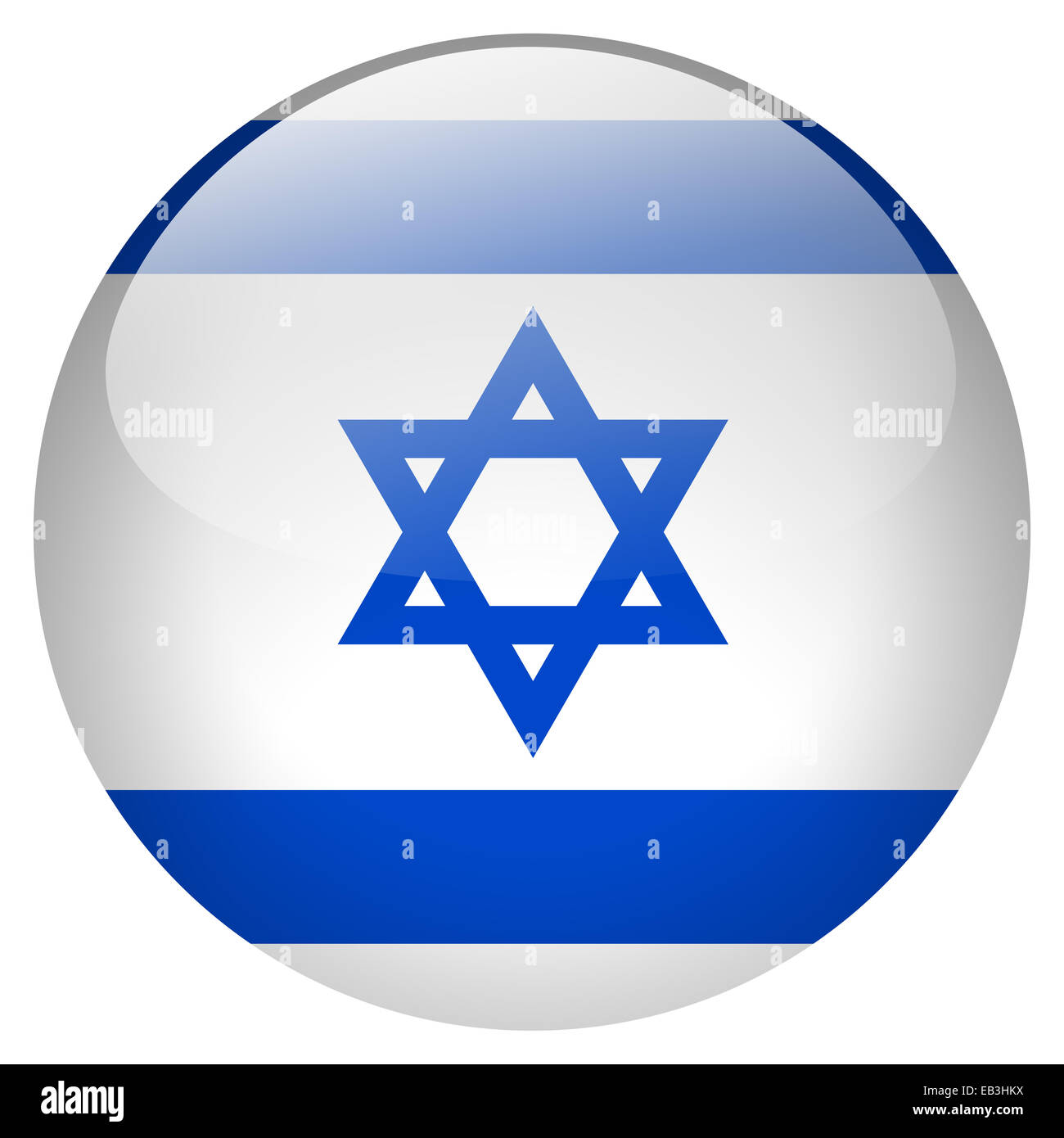Badge flag israel 3d Cut Out Stock Images & Pictures - Alamy