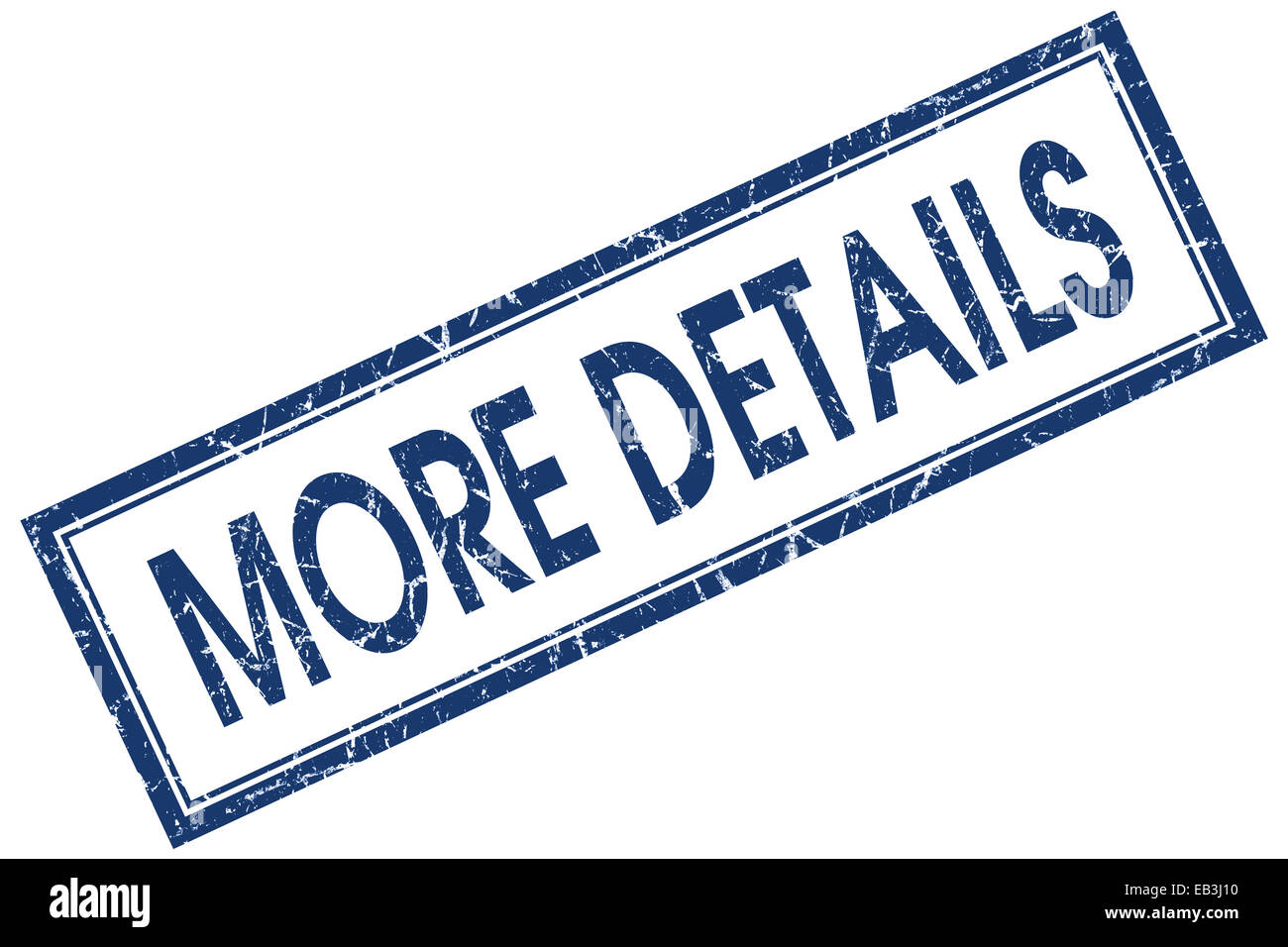 more details blue square stamp isolated on white background Stock Photo ...