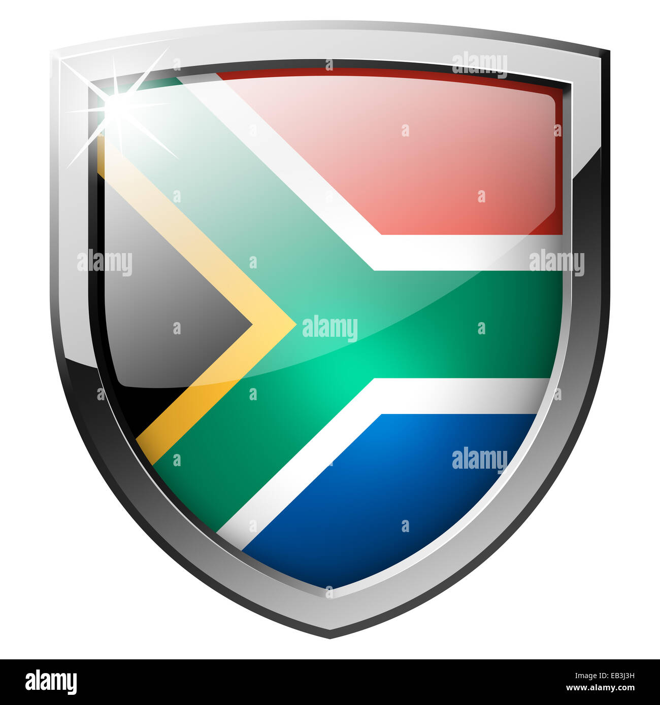 South Africa Shield Stock Photo - Alamy