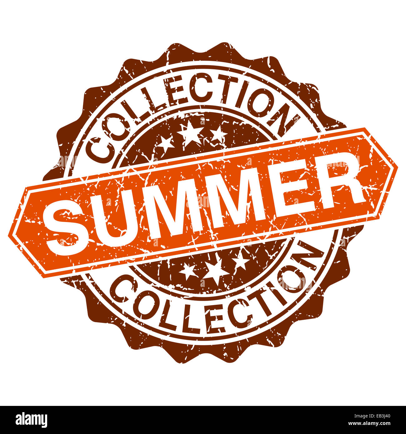 Summer collection grungy stamp isolated on white background Stock Photo ...