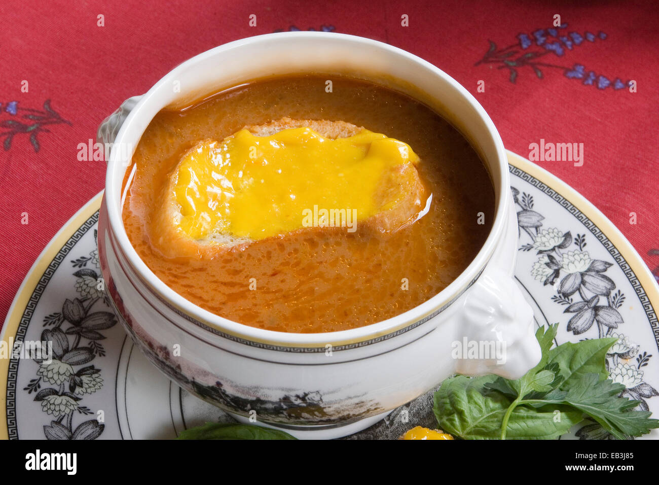 Soup de Poisson; Fish Soup, French Cuisine from Provence Region Stock ...