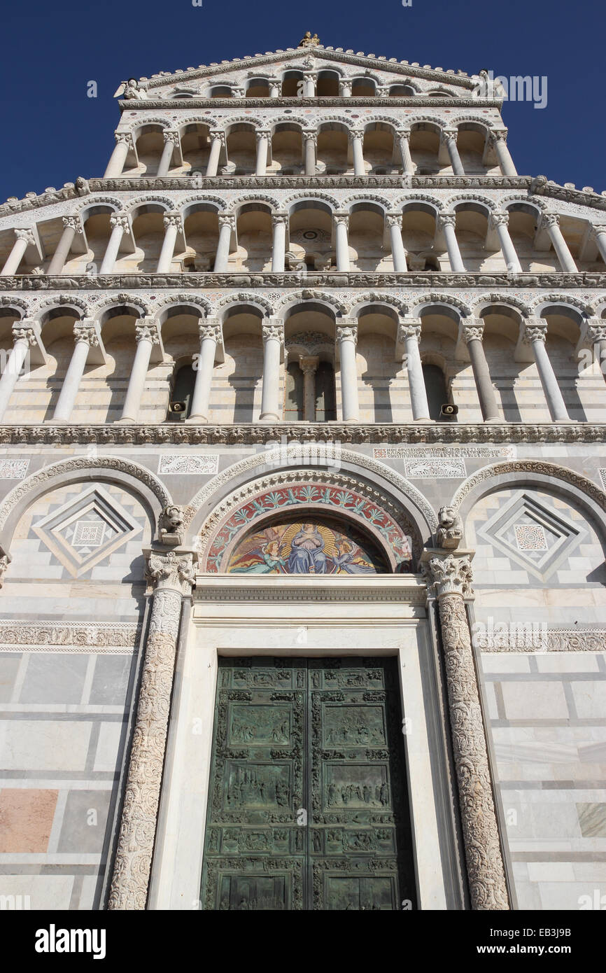 Pisa, cathedral Santa Maria Assunta in Miracles square, Tuscany, Italy ...