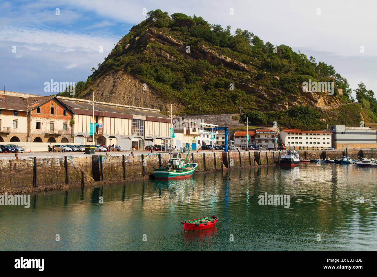 Fishing port of Getaria, Basque Country, Spain Stock Photo - Alamy
