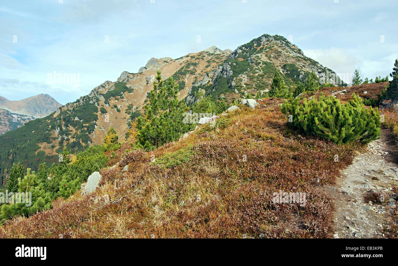 autumun peaks Ostredok, Vysna Magura, Jakubina and Hruby vrch in ...
