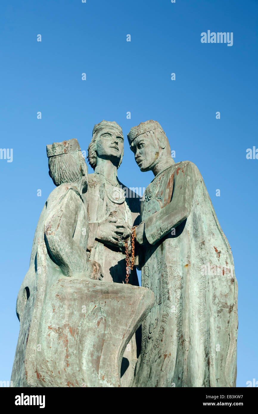 Monument to the Three Kings bronze statue, Juana Diaz, Puerto Rico ...
