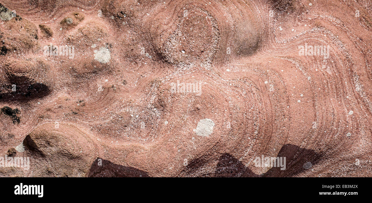 Isle of Arran Sandstone Rock in Scotland Stock Photo - Alamy