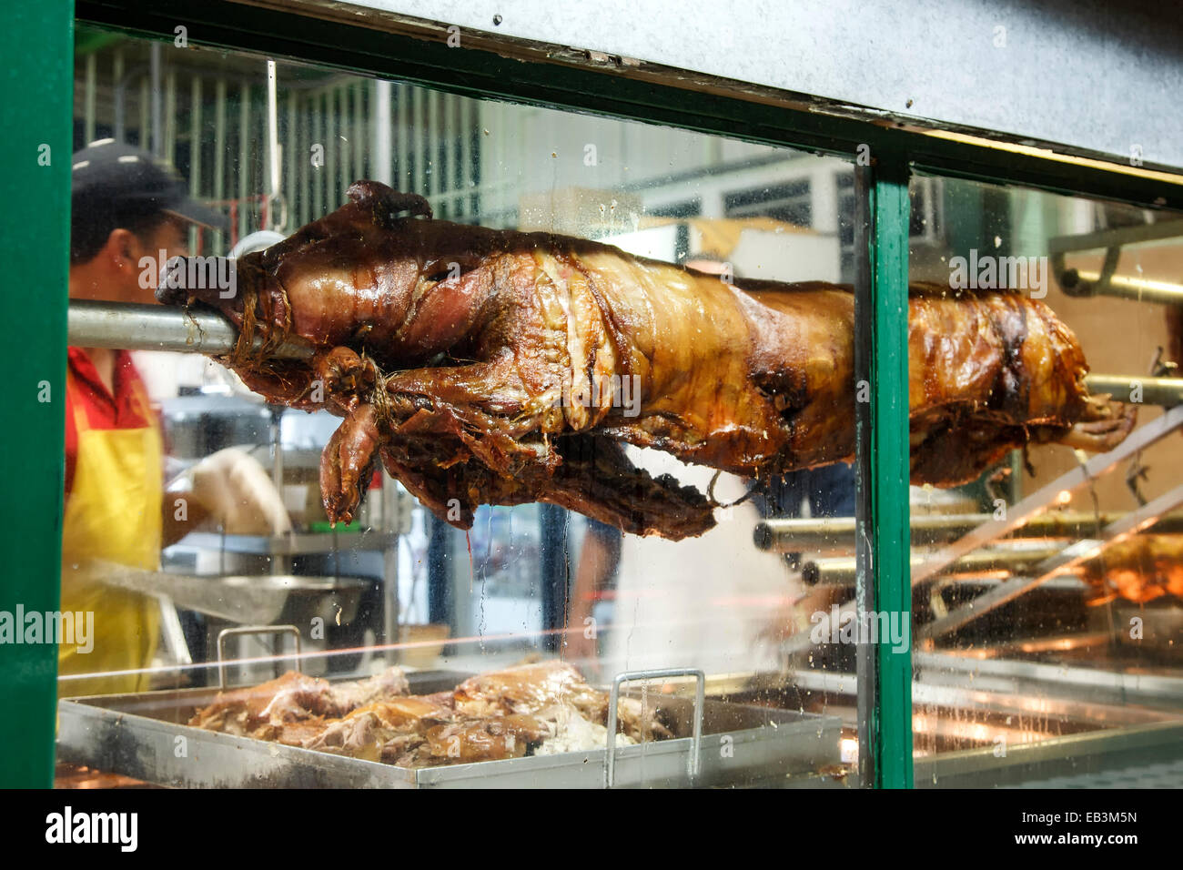 Roasting pig, Guavate, Puerto Rico Stock Photo - Alamy