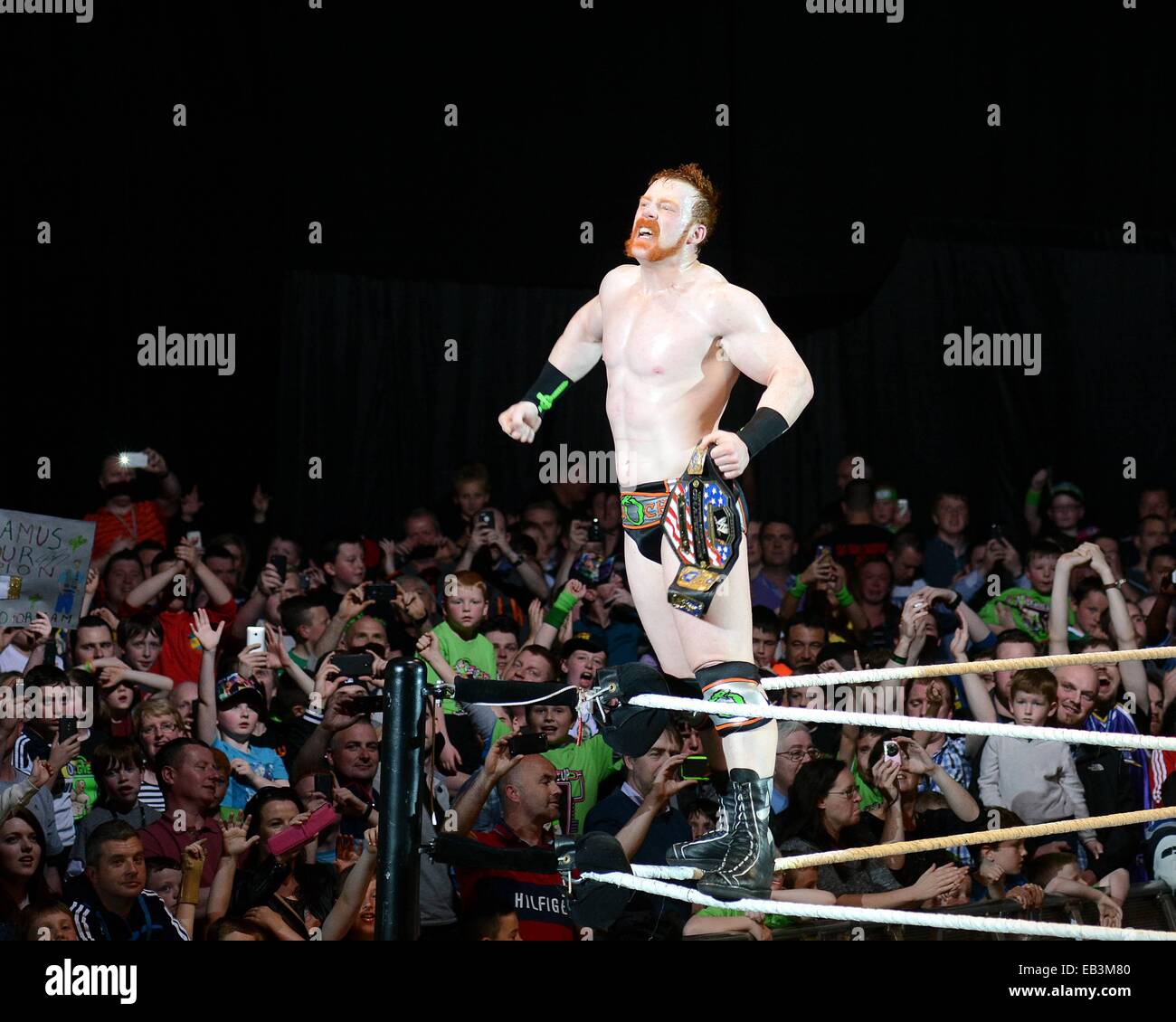 WWE superstar Sheamus successfully defended his United States ...