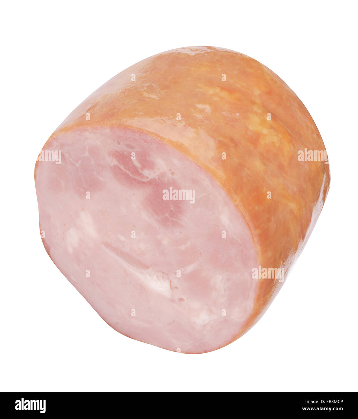 Piece of Ham Isolated Stock Photo - Alamy